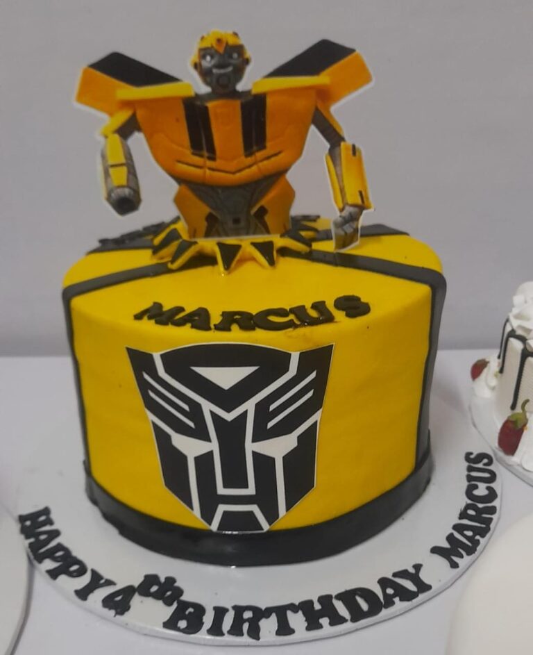 Bumblebee Transformer Cake - Happy Cakes Bakery Nairobi