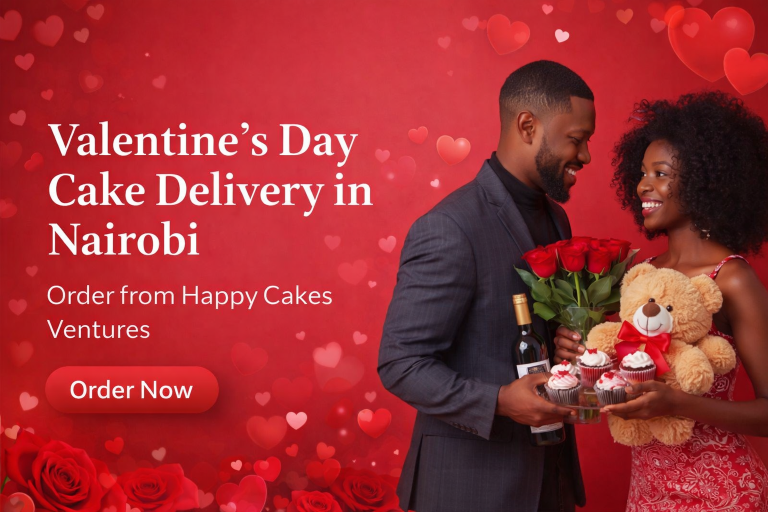 How to Send Valentine's Day Cakes, Flowers & Hampers in Nairobi